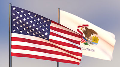 Current flag status in honor of: Illinois Tollway Employee Mr. Calvin ...